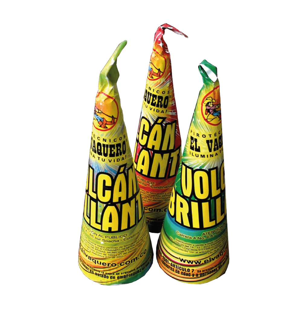 VOLCÁN BRILLANTE – Pirotécnicos El Vaquero